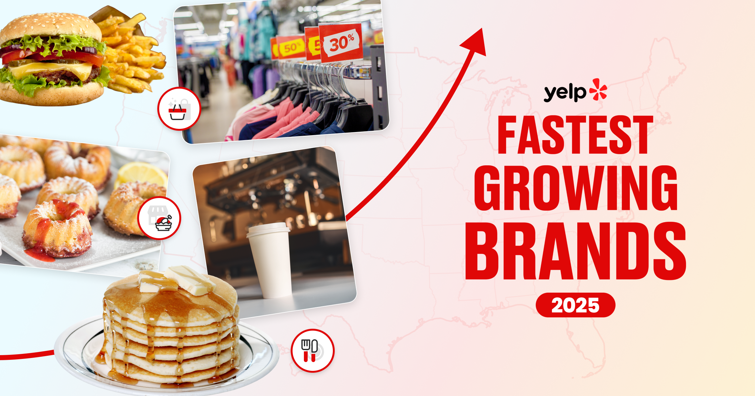 Yelp Data Reveals the Top 50 Fastest Growing Brands of 2025